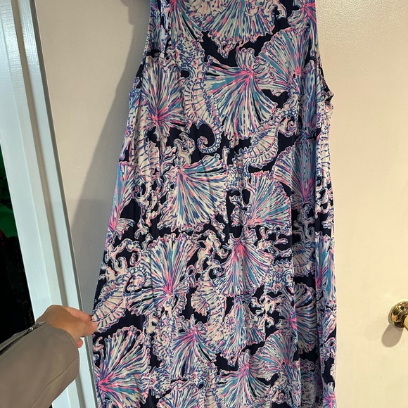 Lilly Pulitzer | Dresses | Lilly Pulitzer Blue Pink And White Luella ...